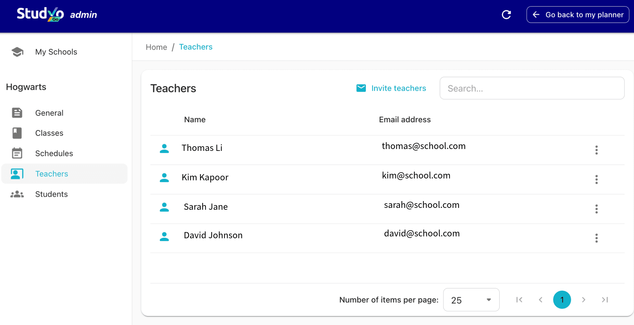 Studyo Go | Try out our free student planner